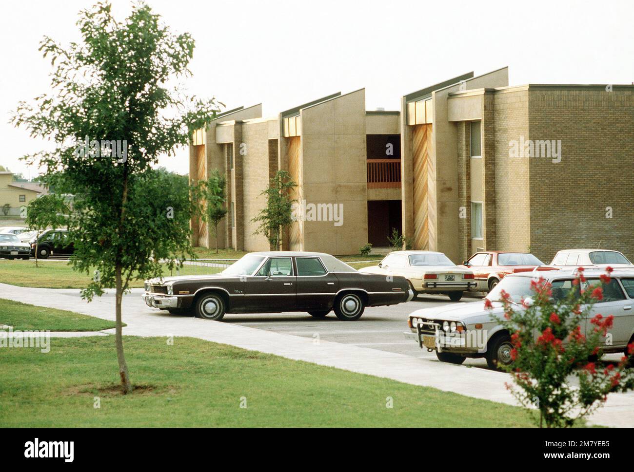 An exterior view of the bachelor officers quarters. Base: Laughlin Air ...