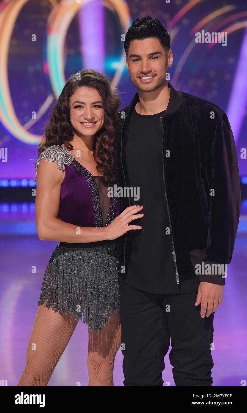 Klabera Komini and Siva Kaneswaran during a photo call for Dancing On ...