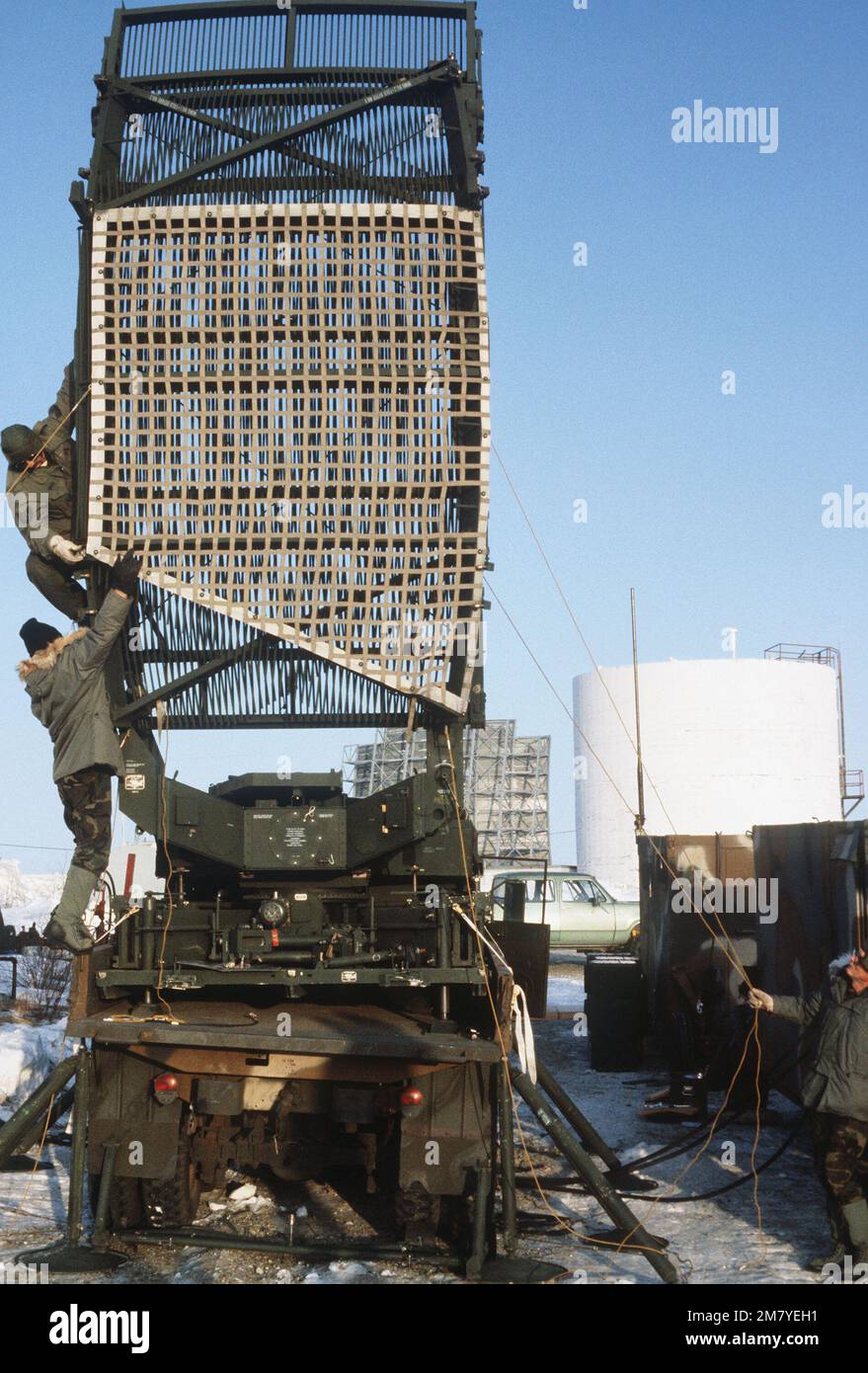 Members of the 104th Tactical Control Flight (TCF) Forward Air Control ...