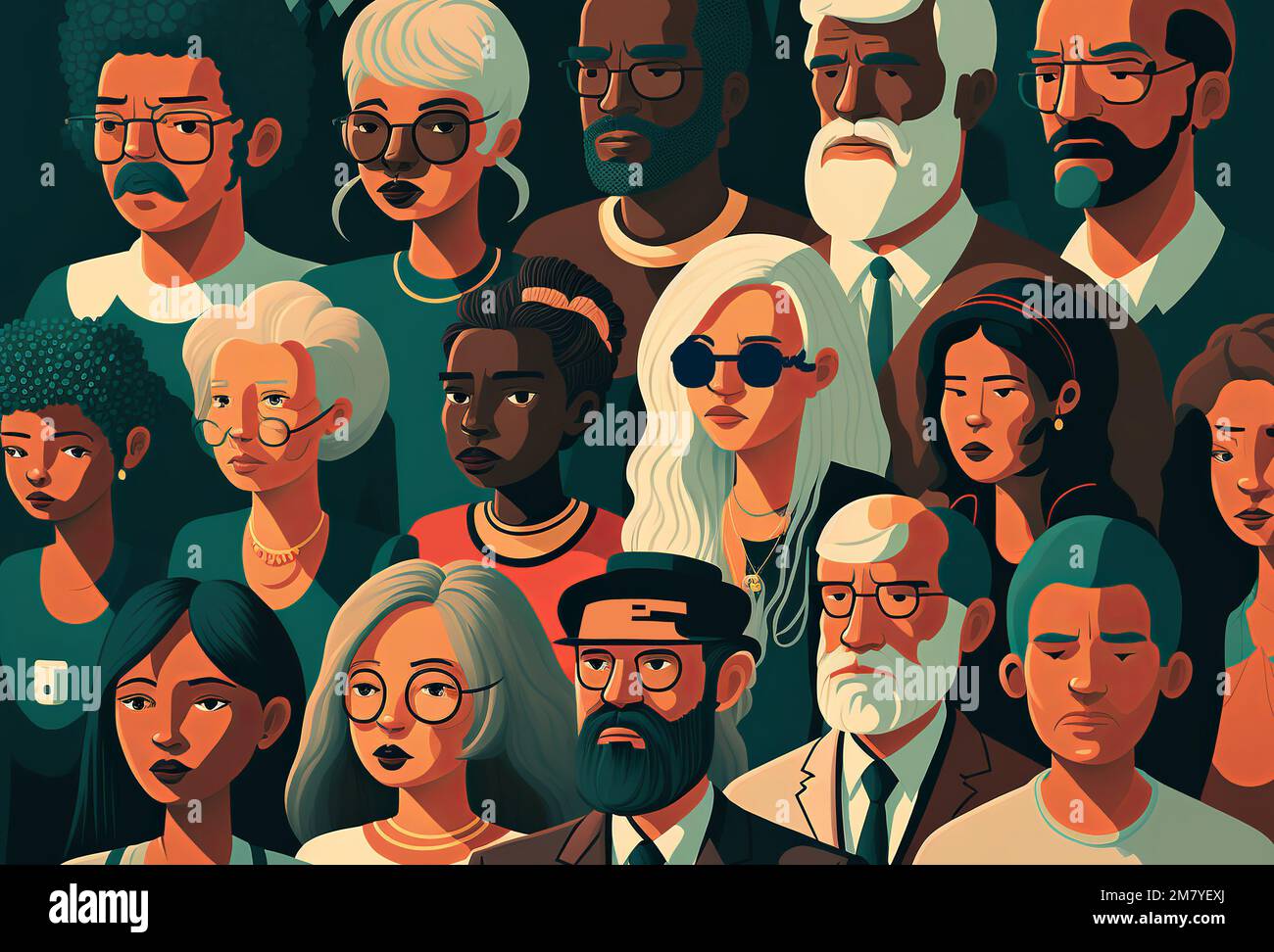 Large group people society hi-res stock photography and images - Alamy