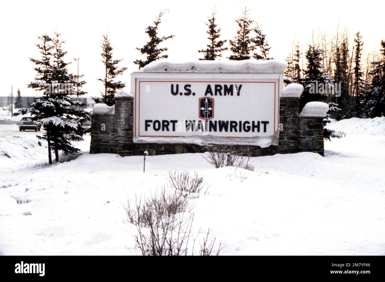 Fort wainwright entrance hi-res stock photography and images - Alamy