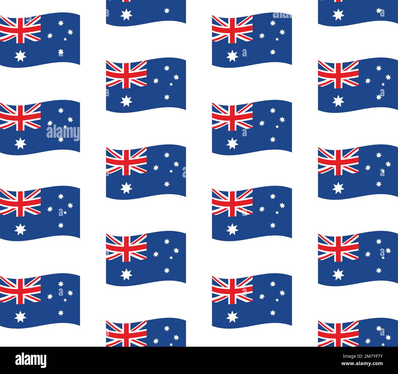 Vector seamless pattern of waving Australian flag Stock Vector Image ...