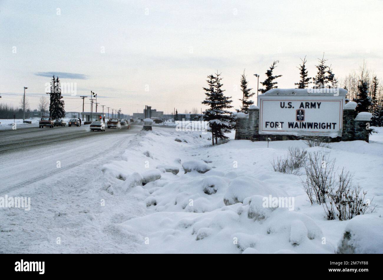 Fort wainwright entrance hi-res stock photography and images - Alamy