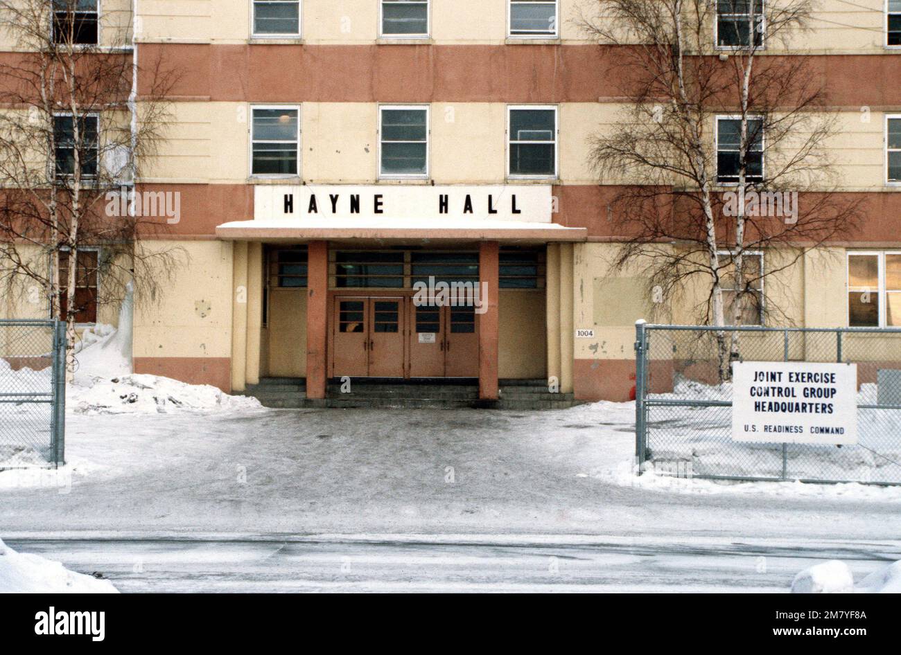 Fort wainwright entrance hi-res stock photography and images - Alamy