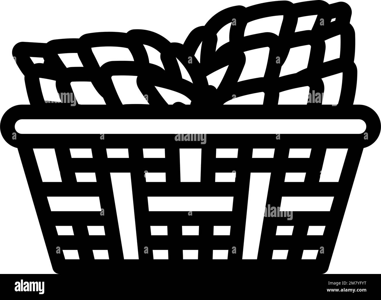 harvest artichoke line icon vector illustration Stock Vector Image ...