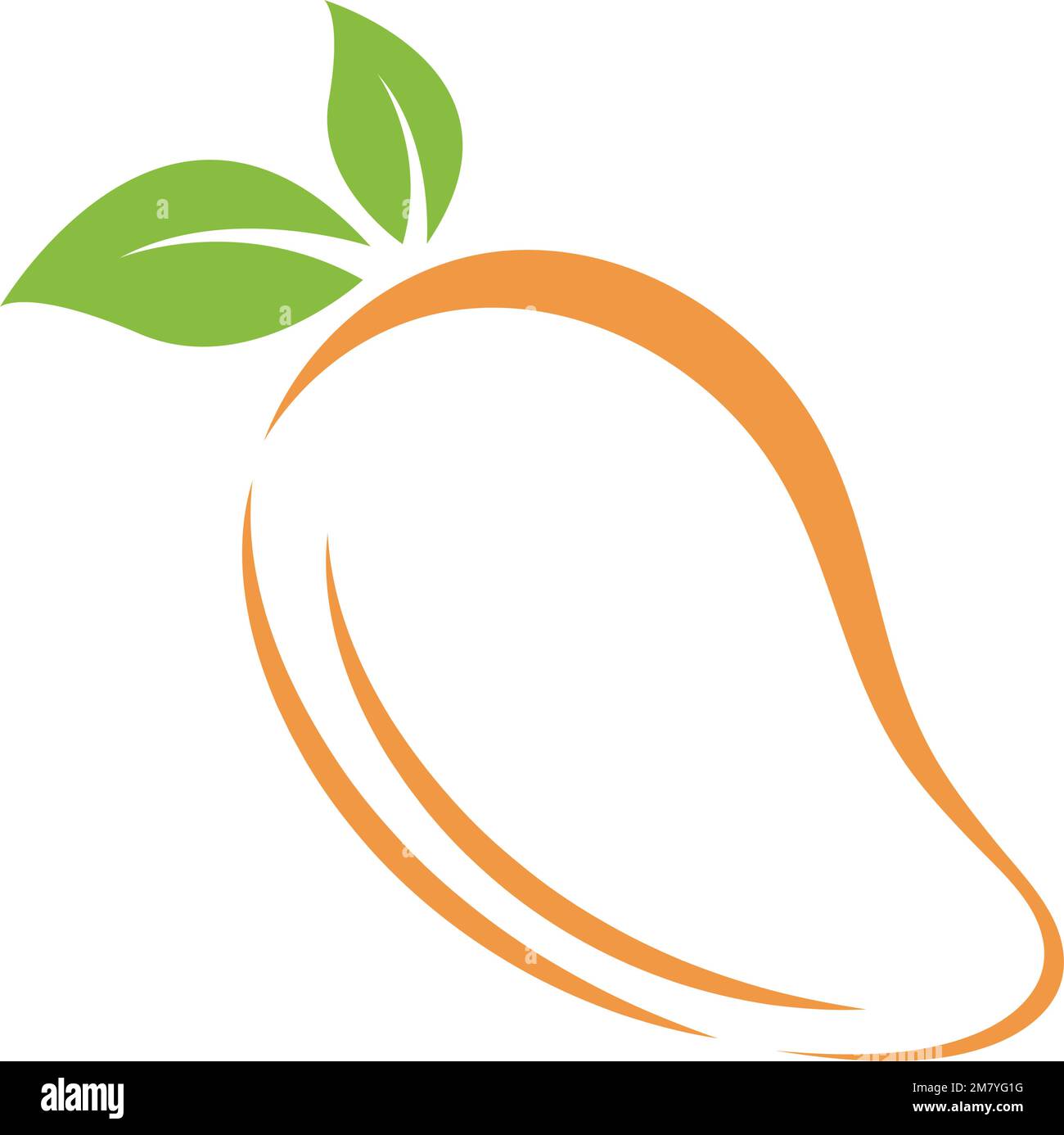 Mango icon logo design illustration Stock Vector Image & Art - Alamy