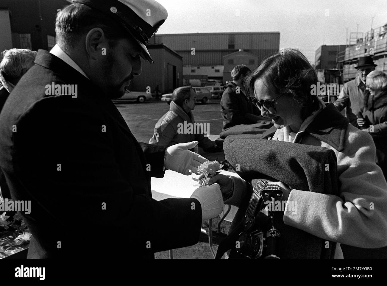 A chief petty officer from the guided missile frigate USS UNDERWOOD ...