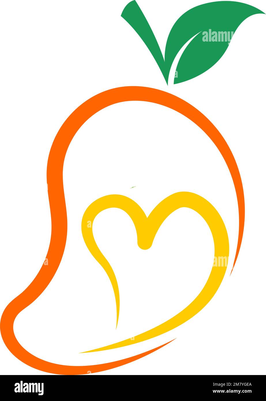 Mango icon logo design illustration Stock Vector Image & Art - Alamy