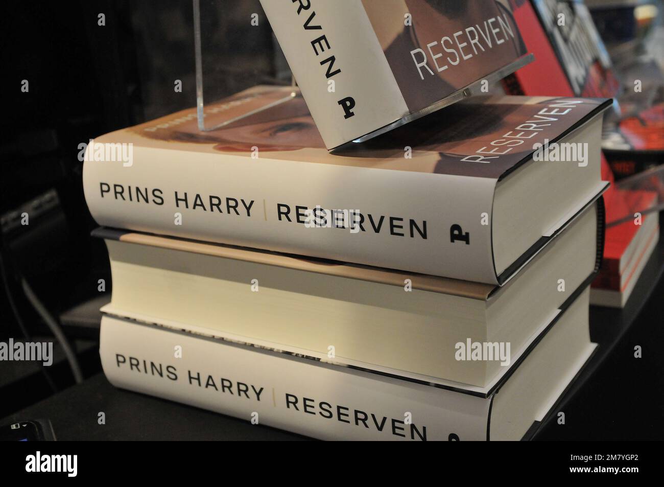 Copenhagen/Denmark/11 January 2023/ Prince Harry book on sale ind anish ...