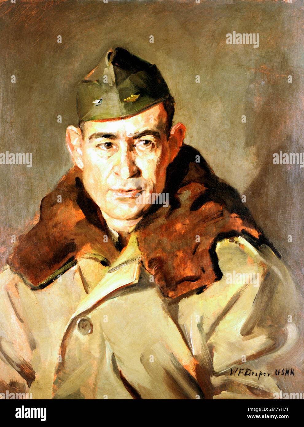 Artwork: "CAPT Francis J. McKenna, USN" Artist: William F. Draper #38 ...