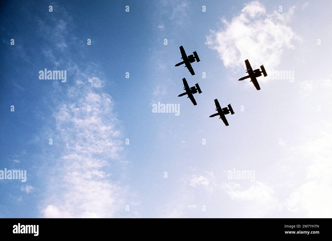 Four Air Force Reserve A-10 Thunderbolt II aircraft from the 47th ...