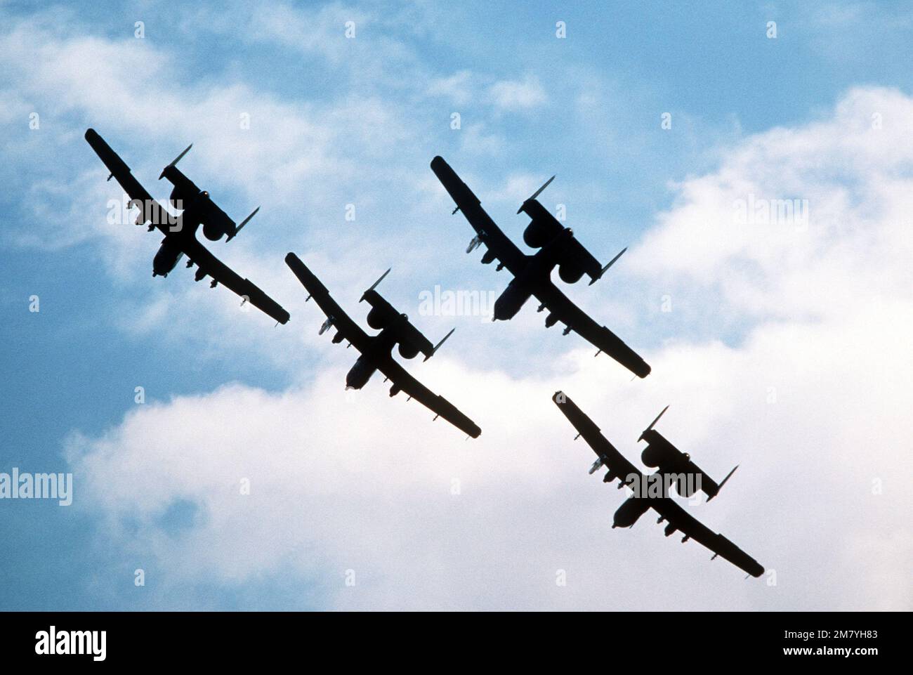 Four Air Force Reserve A-10 Thunderbolt II aircraft from the 47th ...