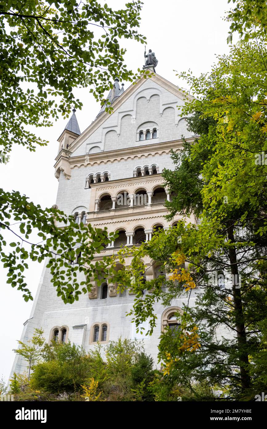 Neuschwanstein Castle near Fussen in Bavaria Germany, Europe EU Stock ...