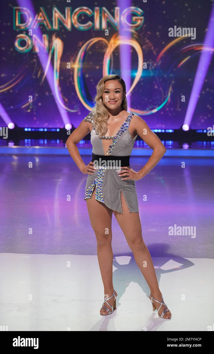 Tippy Packard during a photo call for Dancing On Ice 2023 at the ITV ...