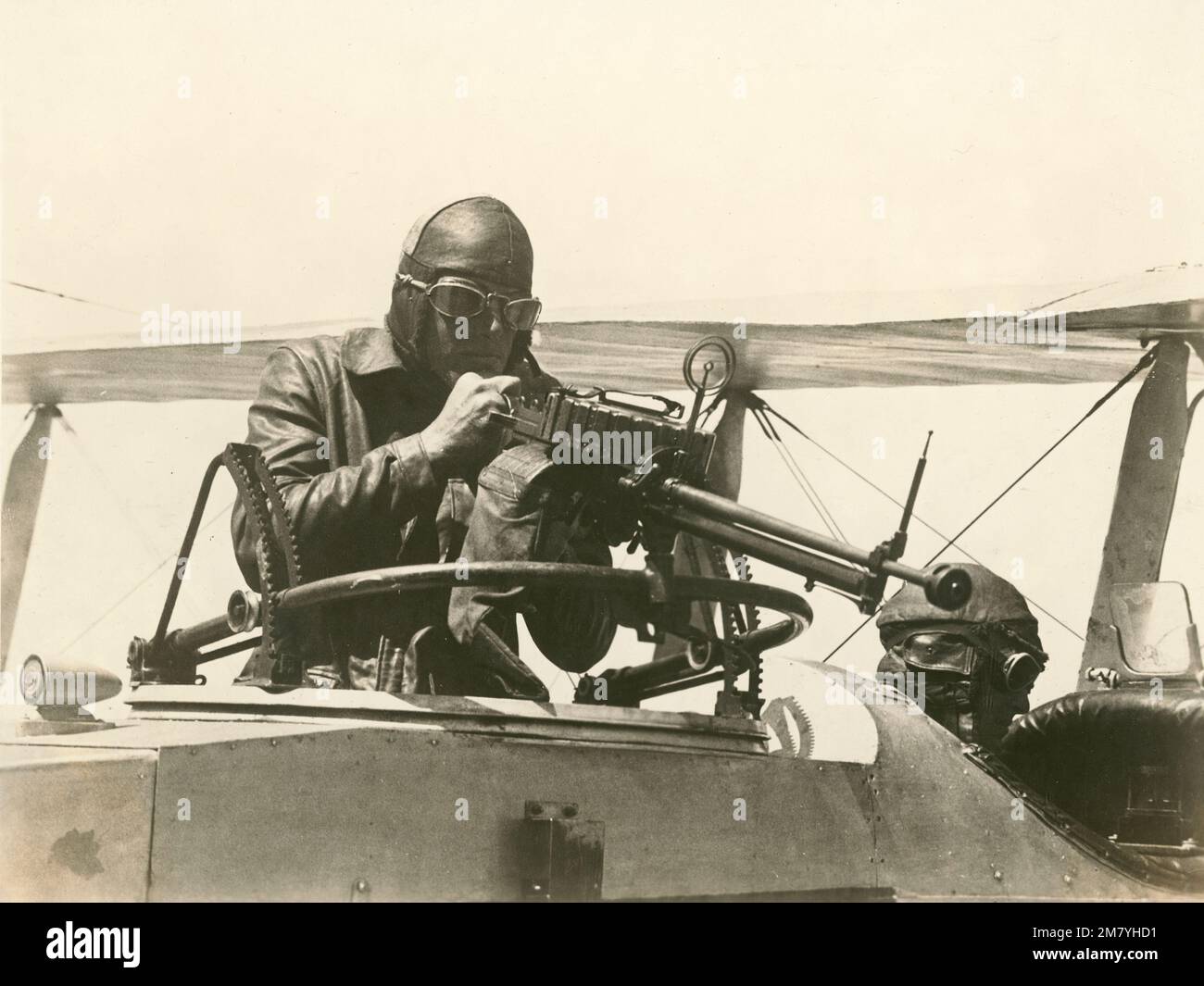 Vintage photo circa 1918 of a American two seat fighter aircraft with ...