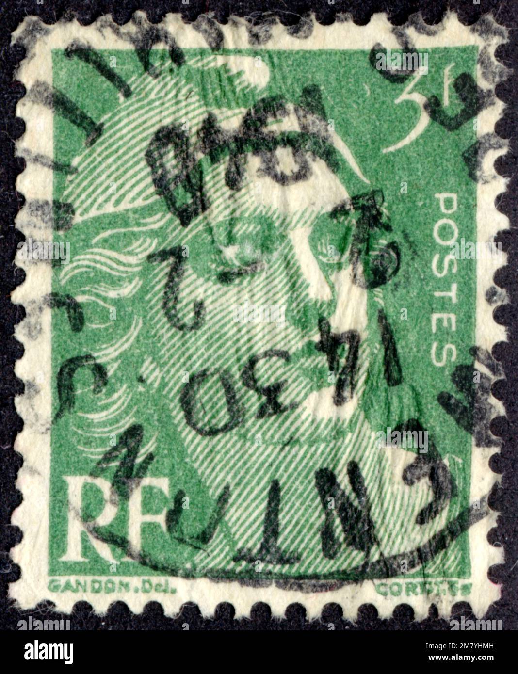 Timbre oblitere hi-res stock photography and images - Alamy