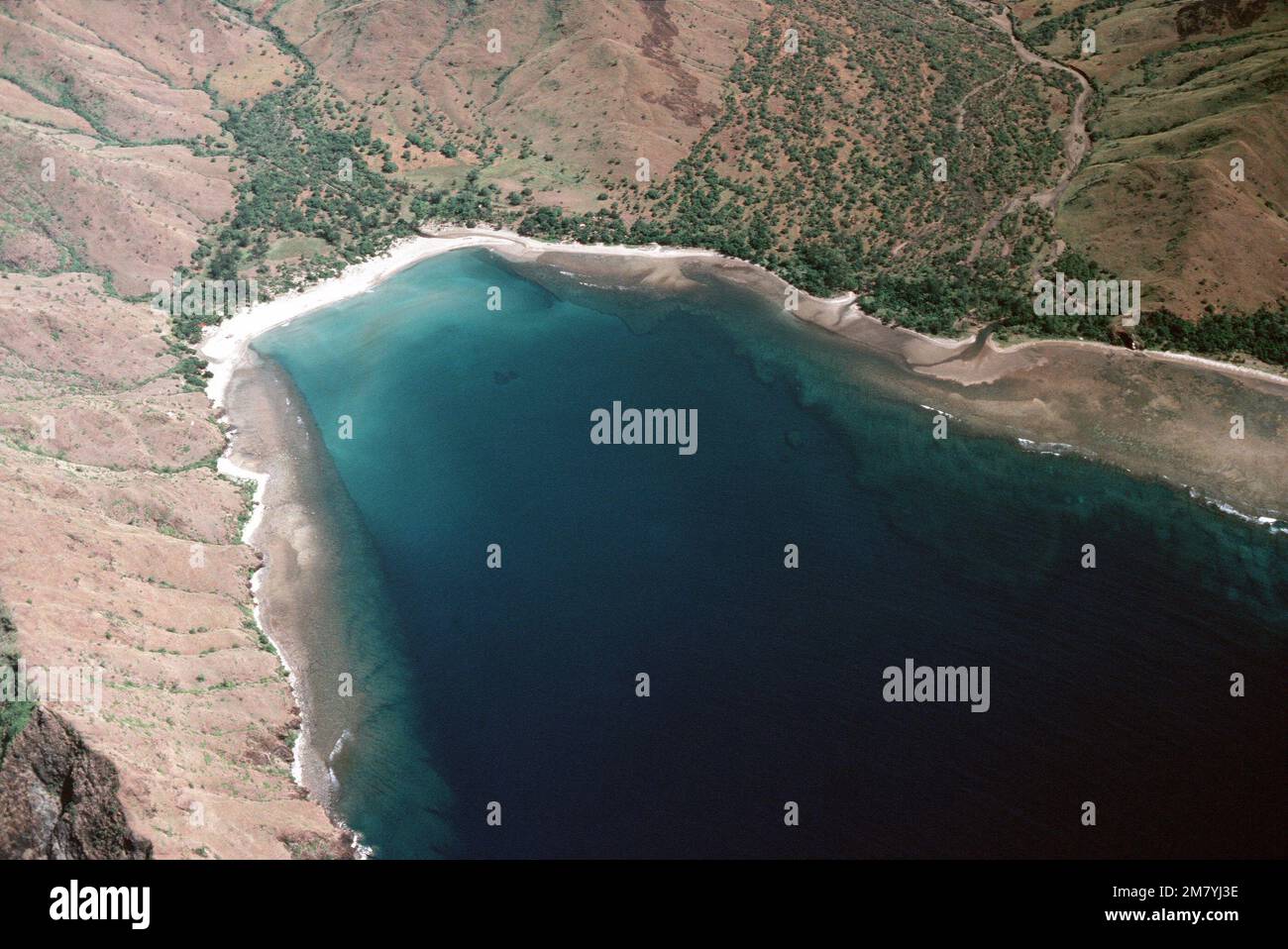 An aerial view of Wild Horse Creek. Base: Naval Station, Subic Bay ...