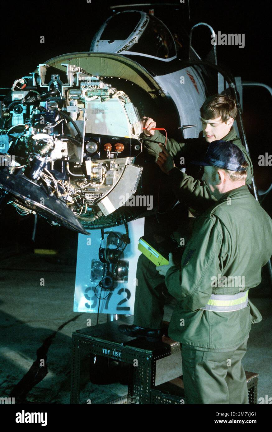 MSGT Bernard Ackerman and SSGT Bruce Adam, 119th Camron (Avionics ...