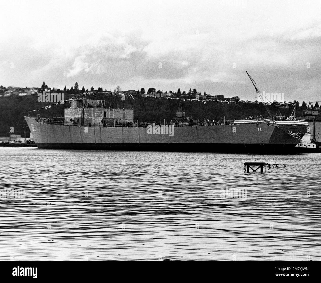 The guided missile frigate CARR (FFG-52) slides down the ways at the ...