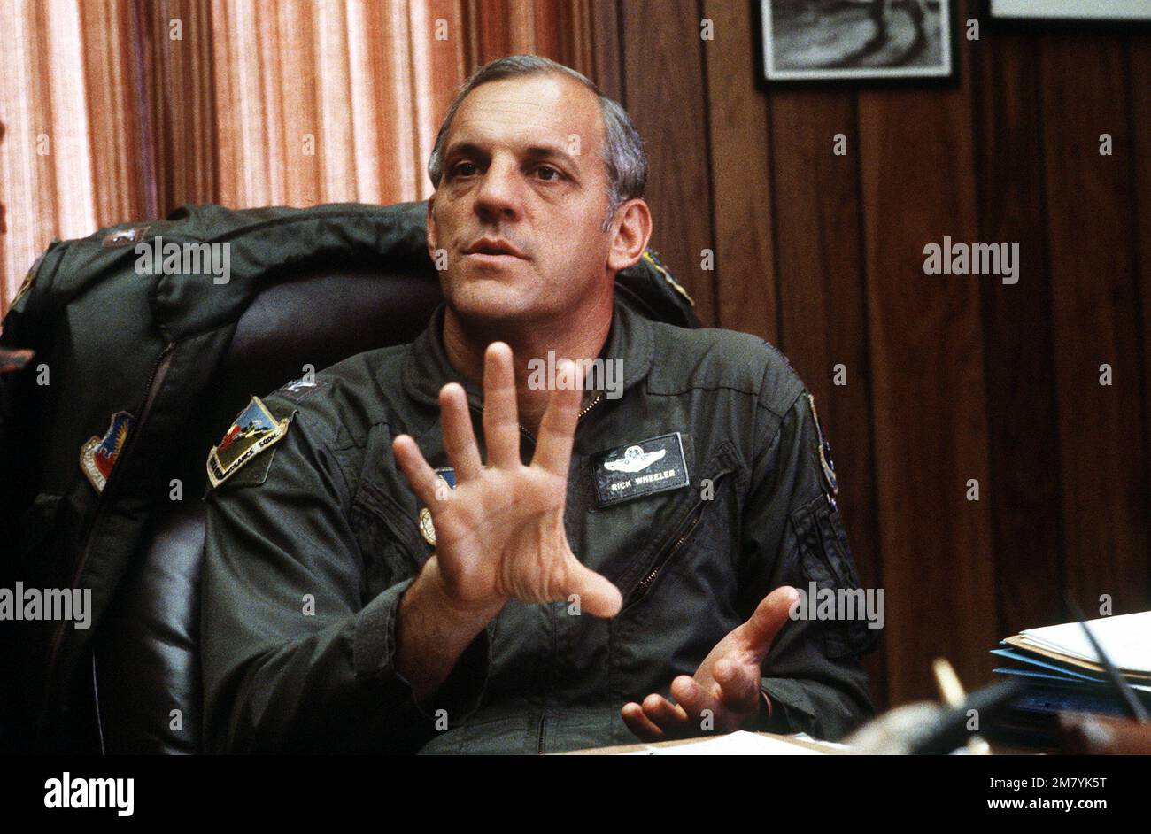 COL. Richard Wheeler, 67th Tactical Reconnaissance Wing vice commander ...