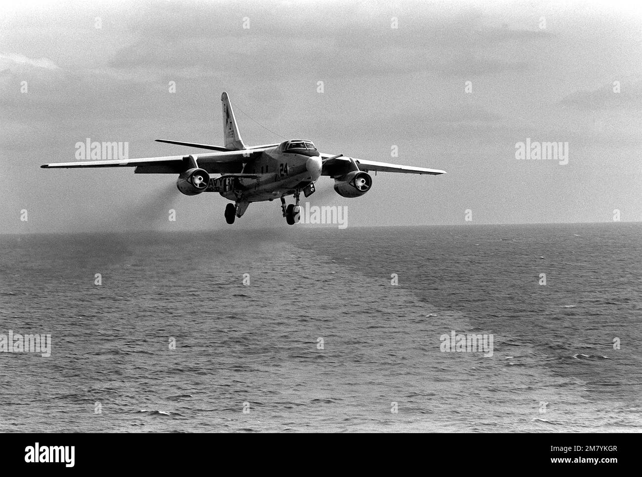 A TA-3B Skywarrior aircraft from Tactical Electronics Warfare Squadron ...