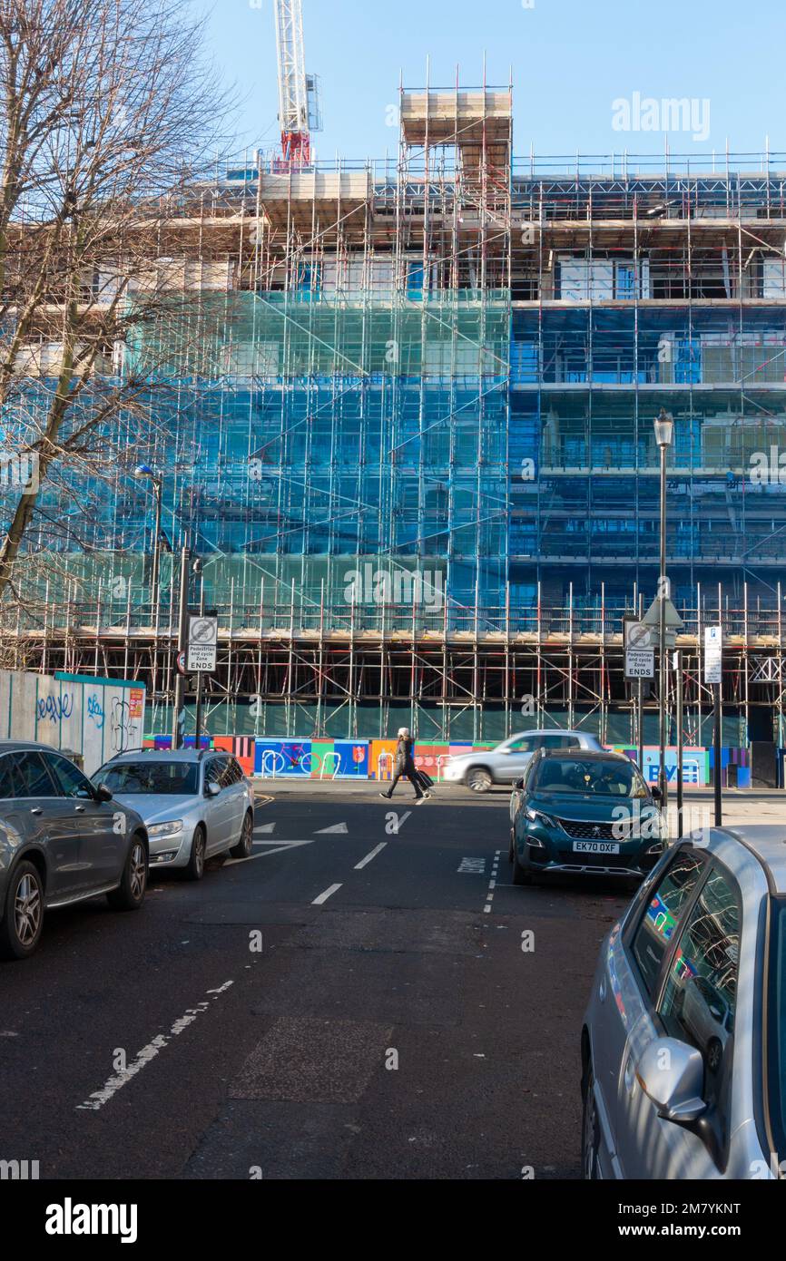 Forest Gate development of the high street, E7, London, UK Stock Photo ...
