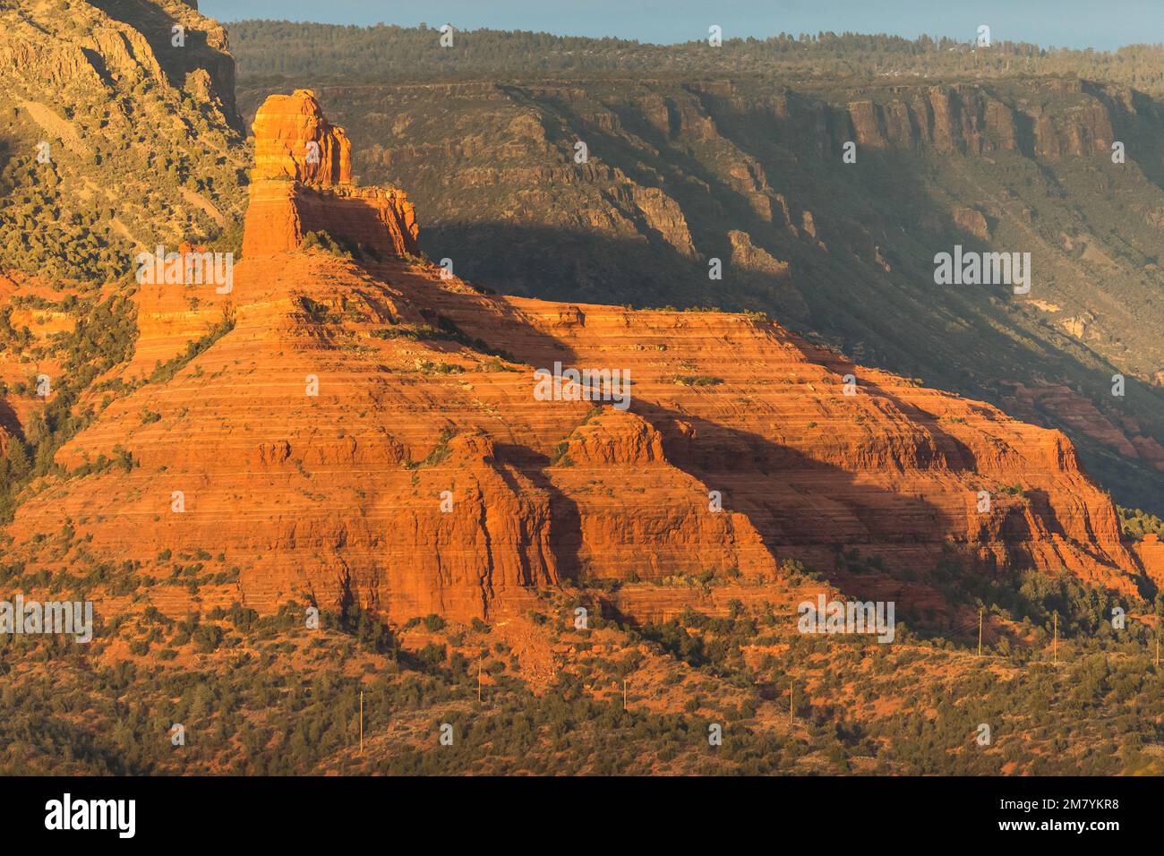 Sedona is an Arizona town surrounded by red-rock buttes, steep canyon ...