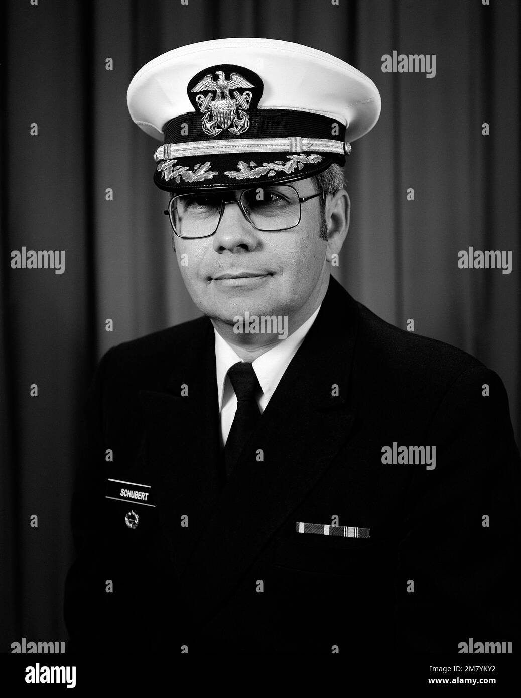 CDR Deane E. Schubert, USN (covered). Country: Unknown Stock Photo - Alamy