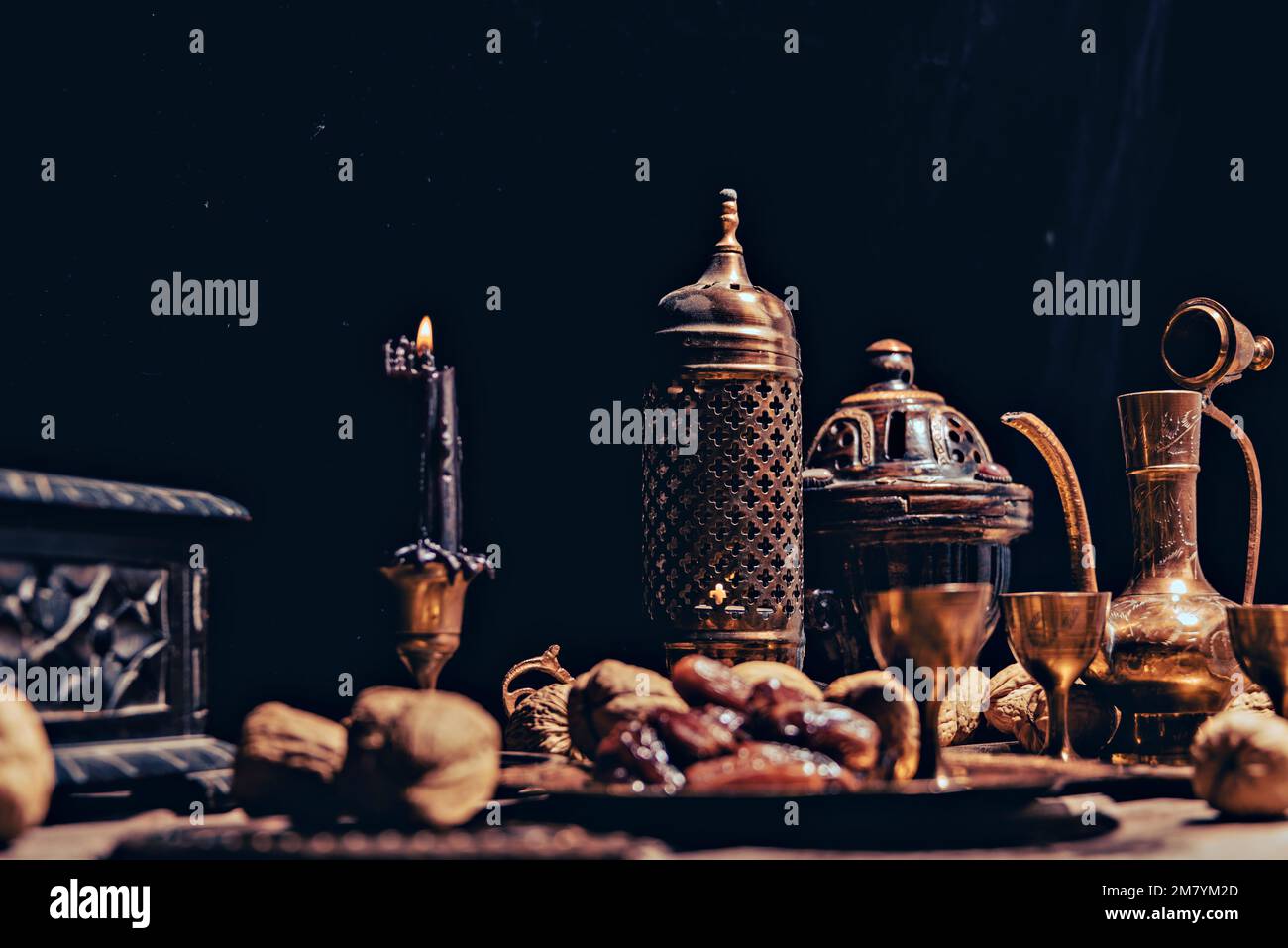 Arabic Cuisine. Middle Eastern traditional lunch. Its also Ramadan ...