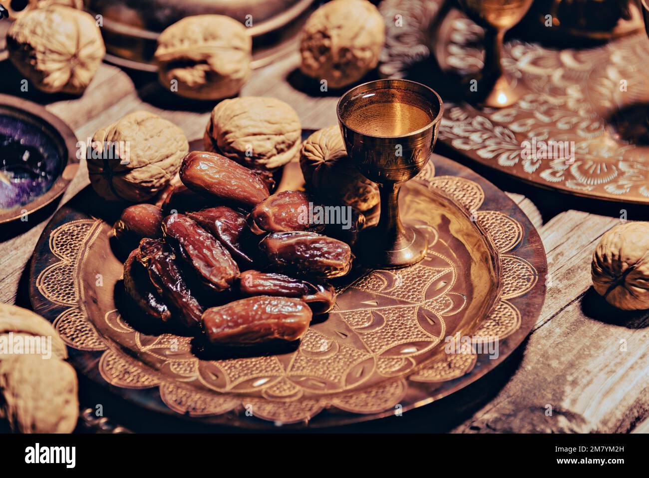 Arabic Cuisine. Middle Eastern traditional lunch. Its also Ramadan ...