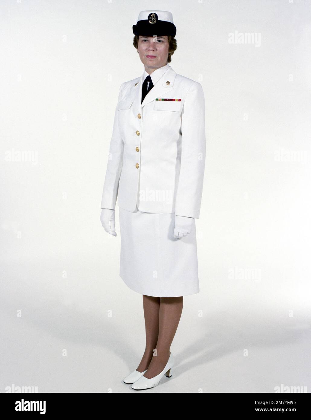 Uniform: Service dress white "A", female Navy chief petty officers ...