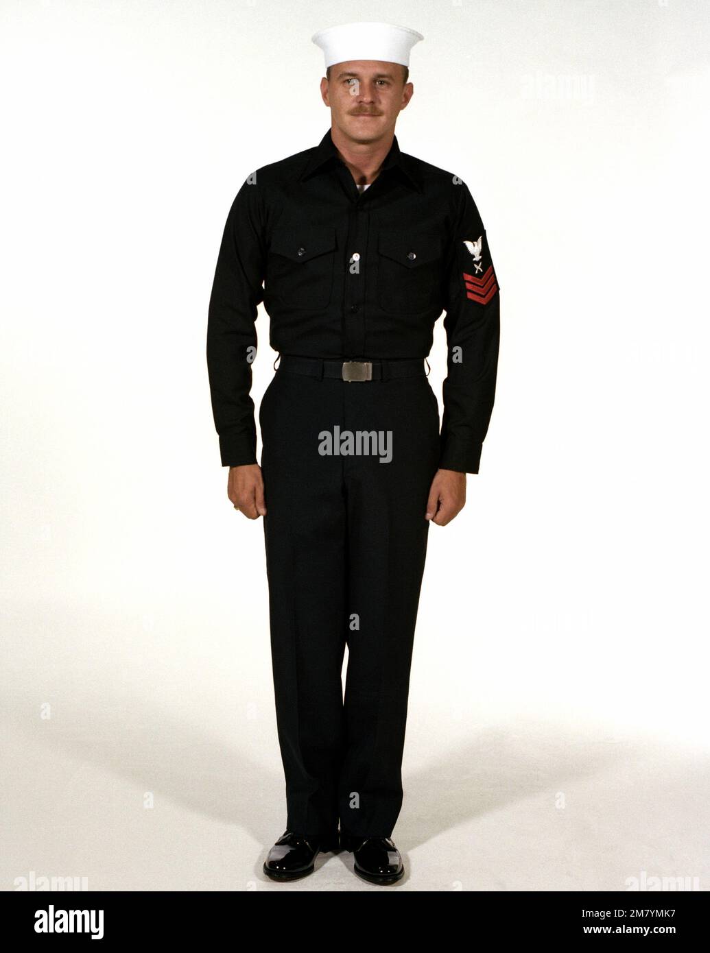 Uniform: Winter working blue uniform, Navy enlisted men, ranks E-1 ...