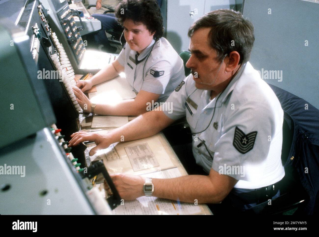 MASTER SGT. David D. Johnson and AIRMAN Patricia A. Downey, of the ...