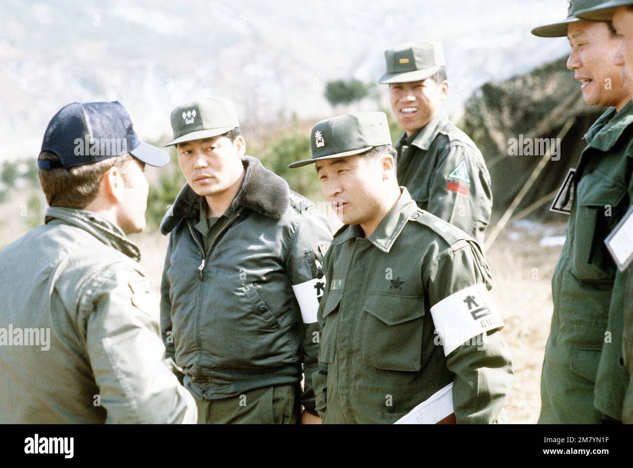 SSGT Pat Conners, Detachment 7, 1363rd Audiovisual Squadron, speaks to ...