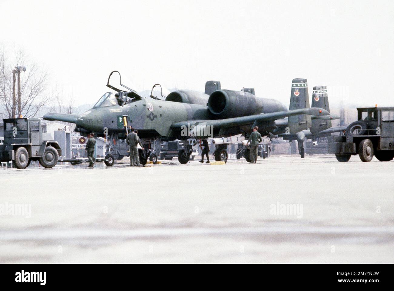 The pilot of an A-10 Thunderbolt II aircraft, assigned to th e 356th ...