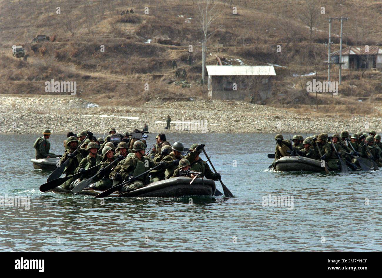 Members of the 1ST Battalion, 27th Infantry, 25th Infantry Division ...