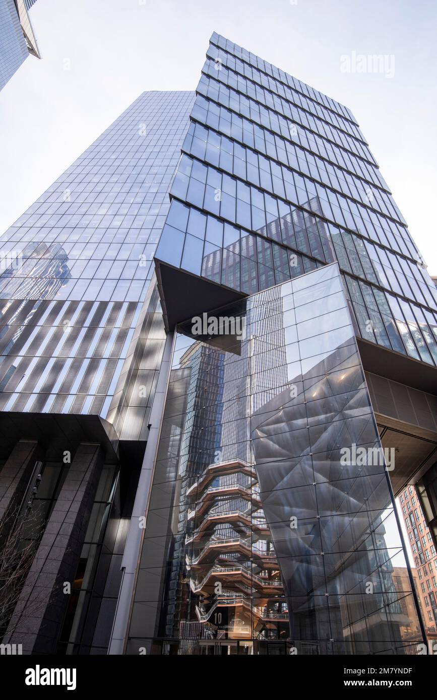 Architecture in Hudson Yards in Manhattan New York City, USA Stock ...