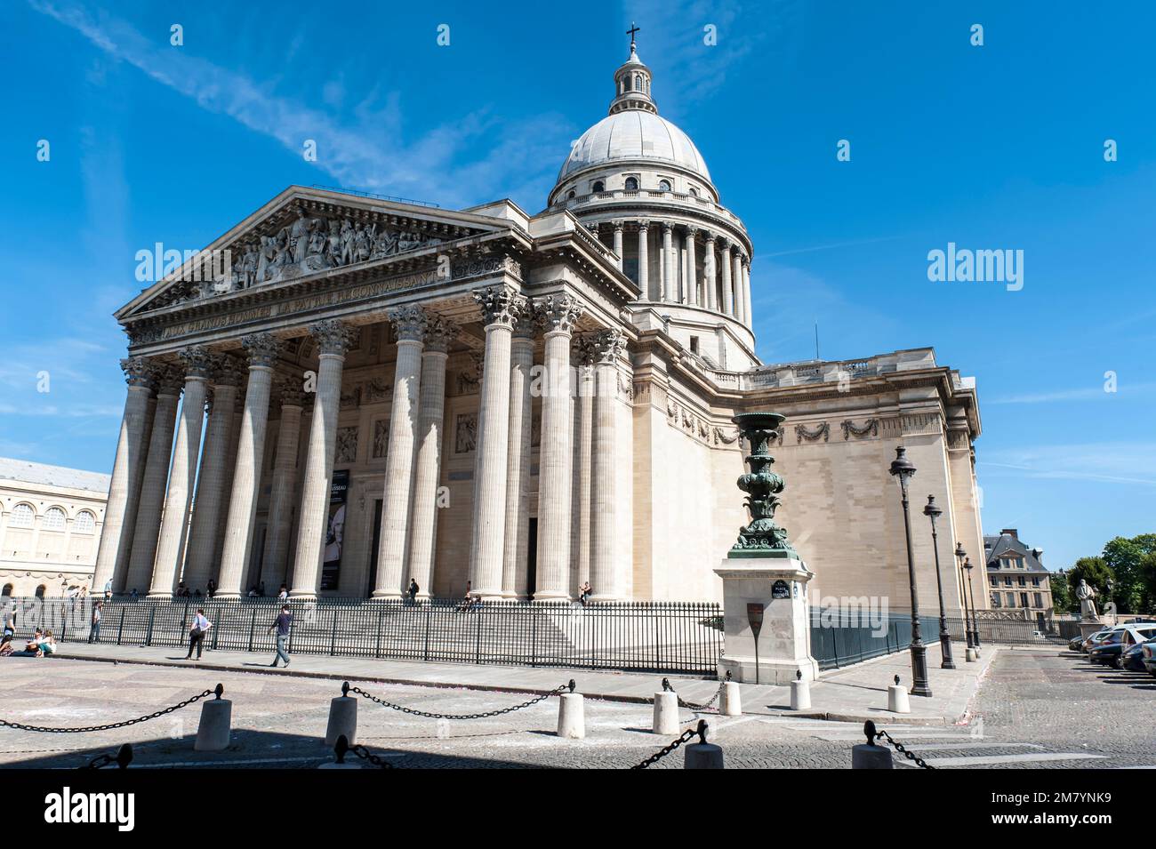 Historic Pantheon building, Quartier Latin, Paris France Stock Photo ...