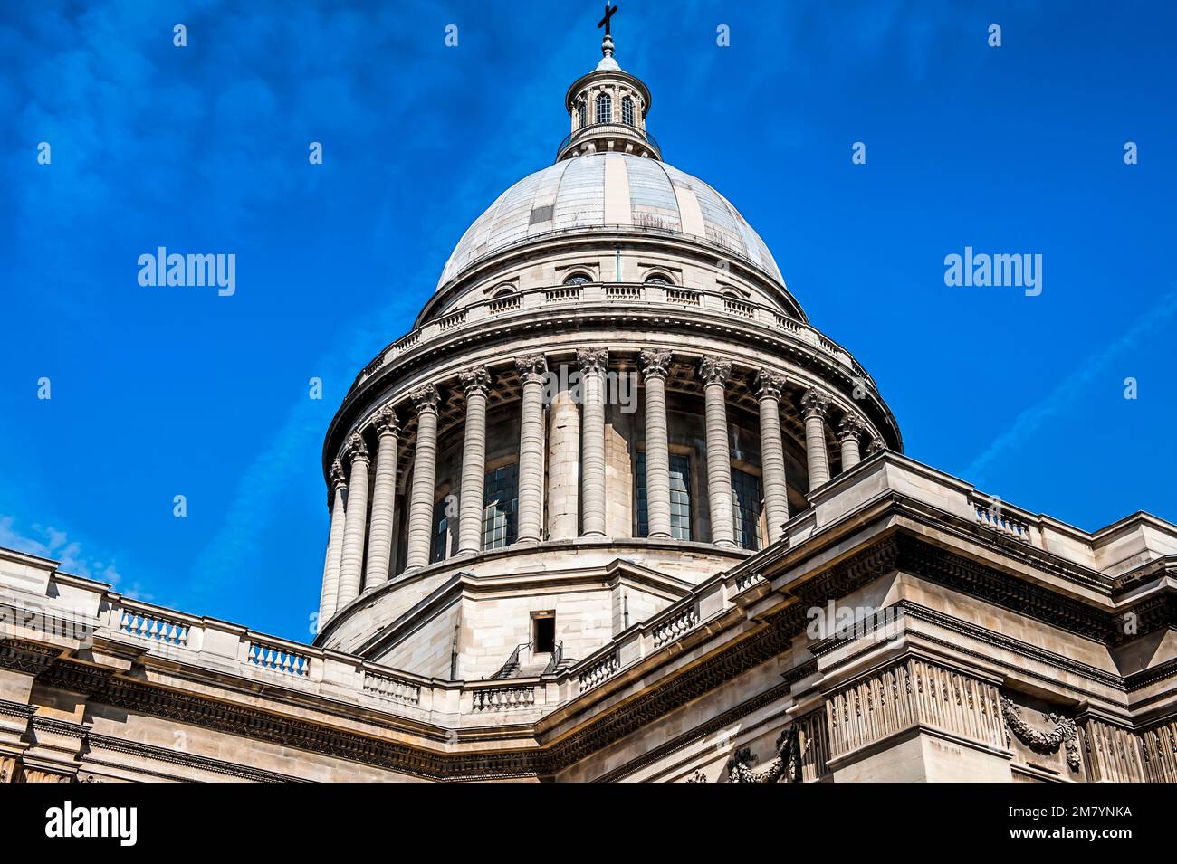 Historic Pantheon building, Quartier Latin, Paris France Stock Photo ...