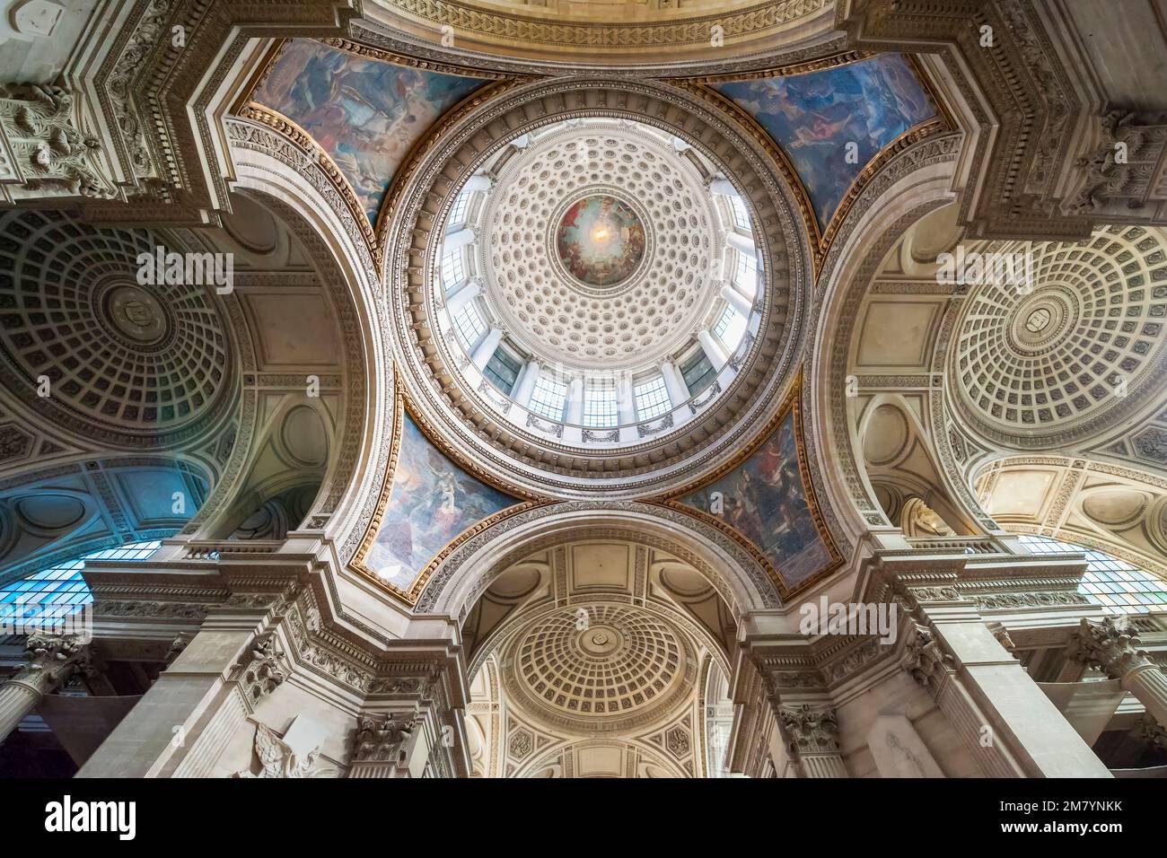 Historic Pantheon building, Quartier Latin, Paris France Stock Photo ...