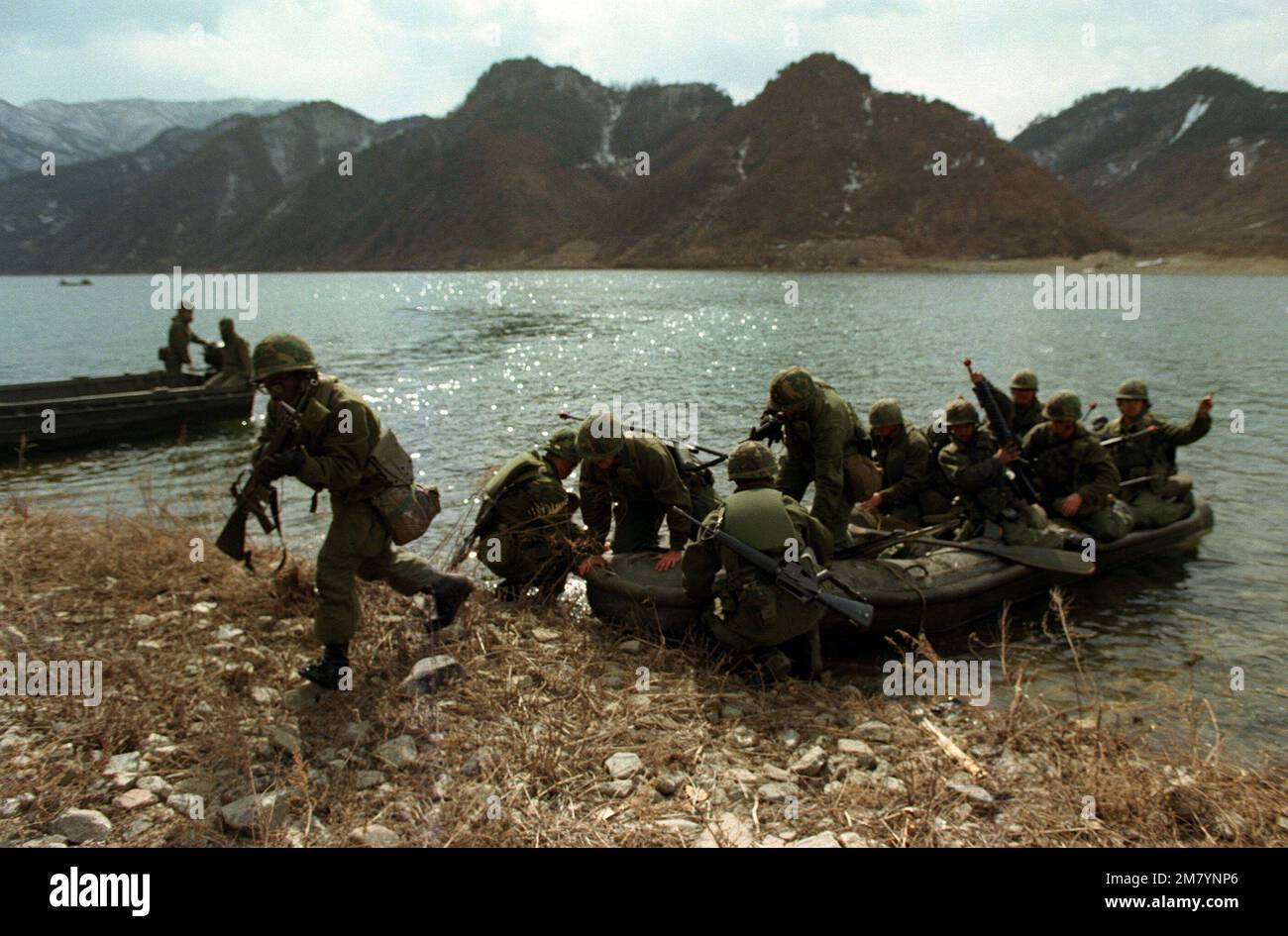 Members of the 1ST Battalion, 27th Infantry, 25th Infantry Division ...