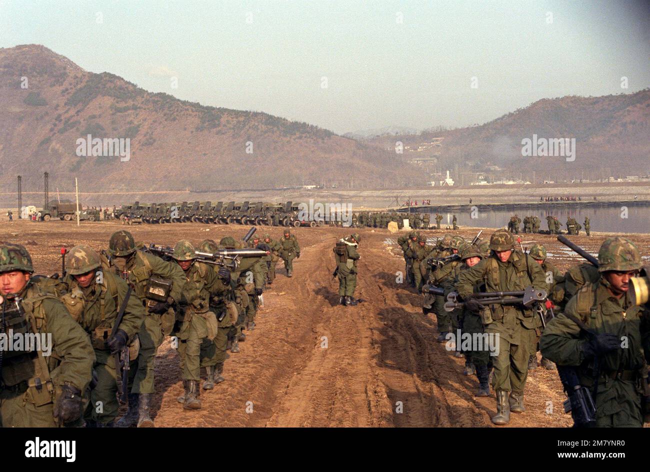 Members of the 1ST Battalion, 19th Infantry, 25th Infantry Division ...
