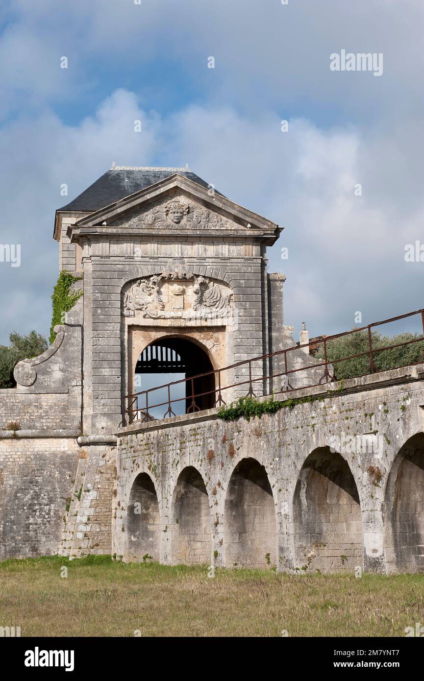 Saint Martin fortification, Designed and constructed by Vauban, Door of ...