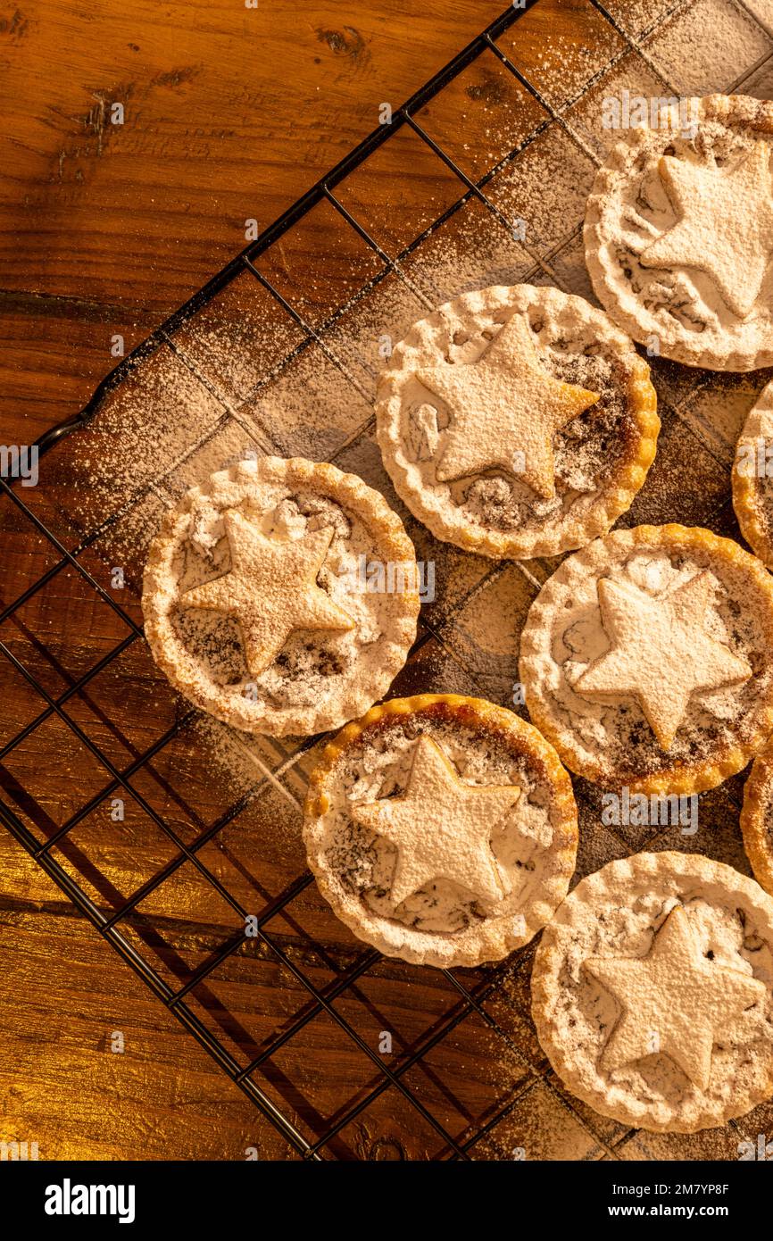 Flat lay baked star hi-res stock photography and images - Alamy
