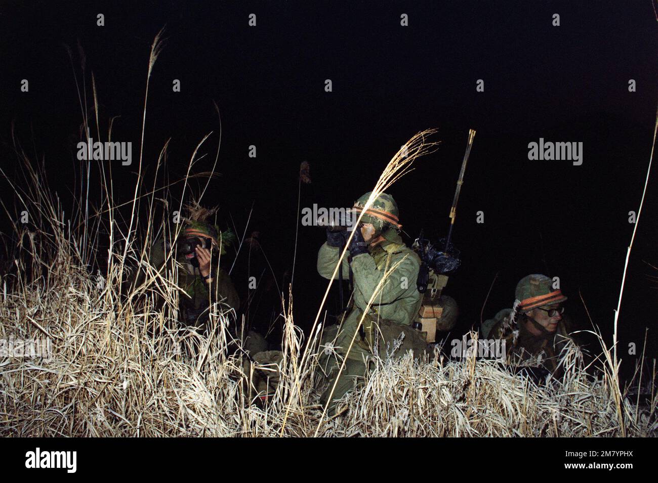 Members of the 1ST Battalion, 19th Infantry, 25th Infantry Division ...