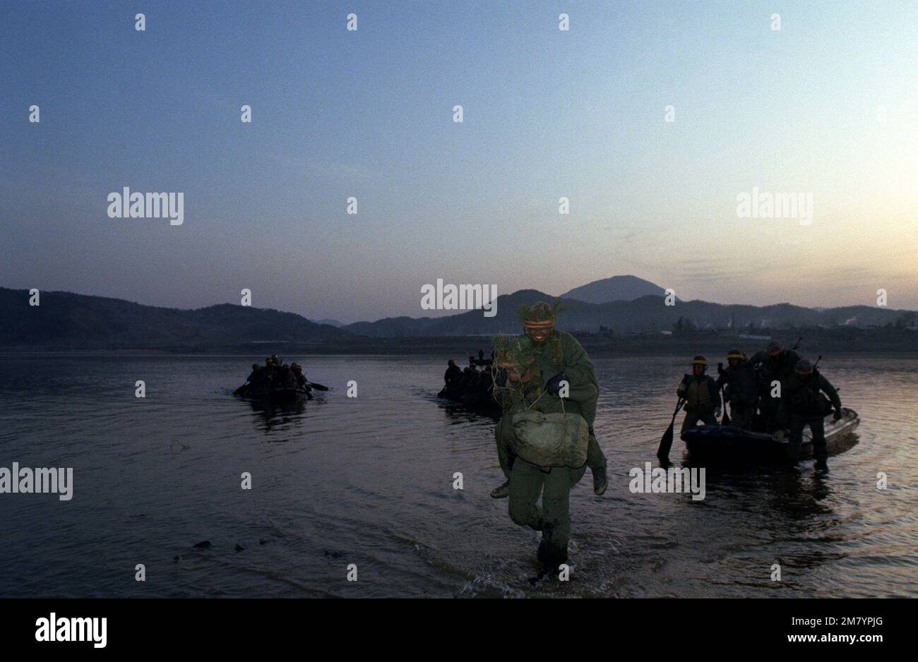 Members of the 1ST Battalion, 19th Infantry, 25th Infantry Division ...