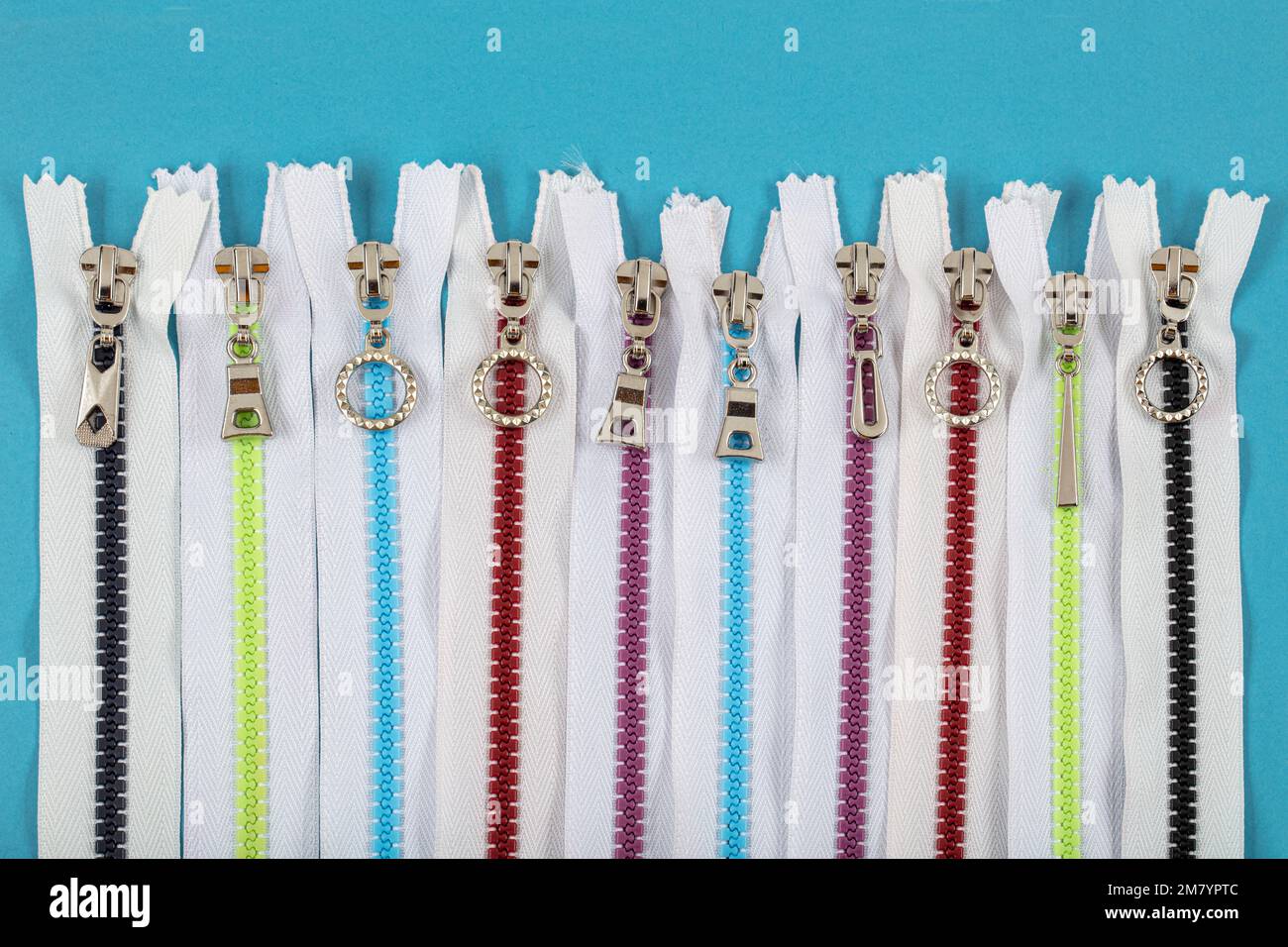 Colorful Resin Zippers with Ring Pulls for DIY Tailor Sewing Craft ...