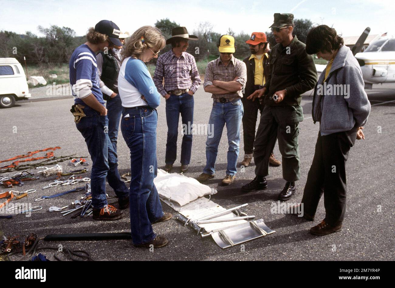 A member of the Naval Air Station Fallon, Nevada, Search and Rescue ...