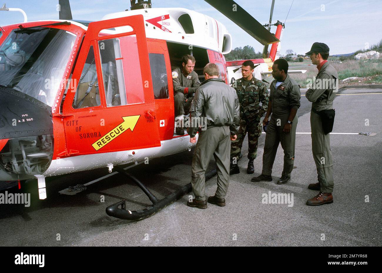 Members of the Naval Air Station Fallon, Nevada, Search and Rescue (SAR ...