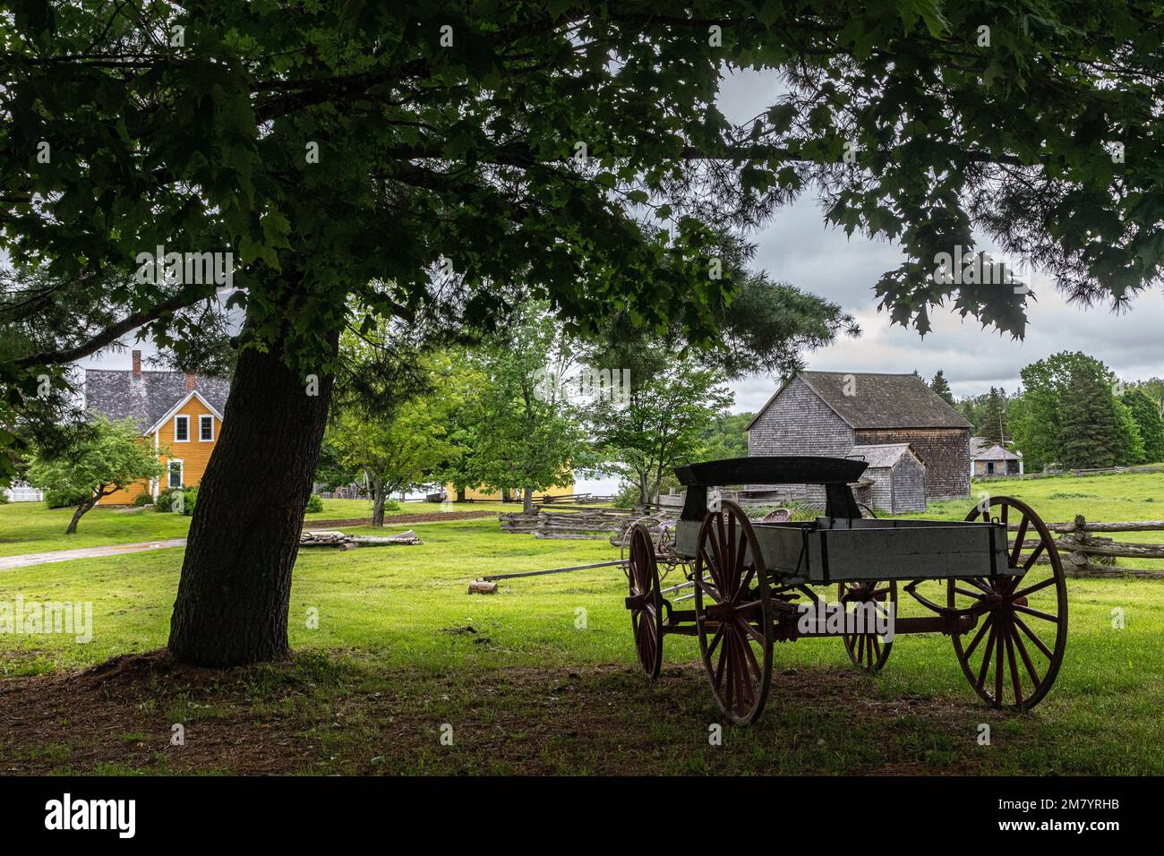 THE PERLEY FARM, KINGS LANDING, HISTORIC ANGLOPHONE VILLAGE, PRINCE ...